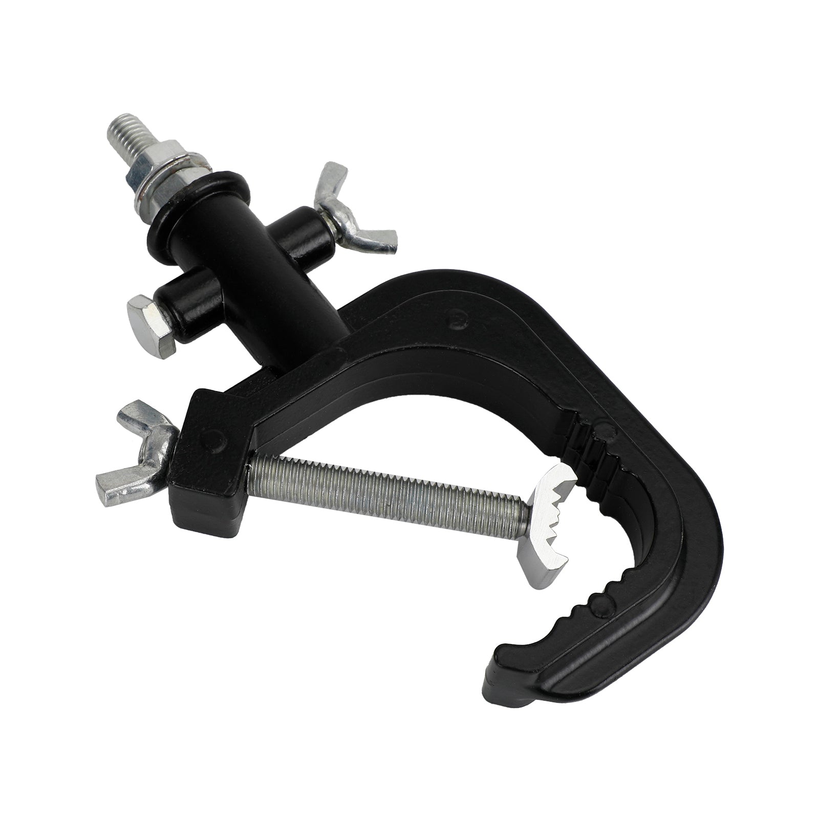 Black Aluminum Clamp Hangers For Stage Lighting Drop Prevention Stage ...